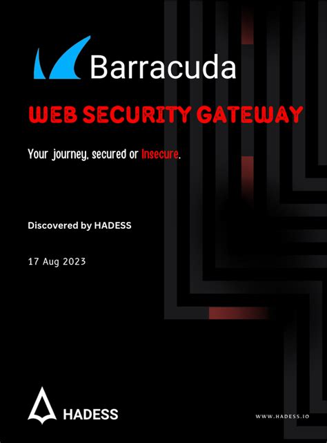 Barracuda Web Security Gateway Security Risks Hadess