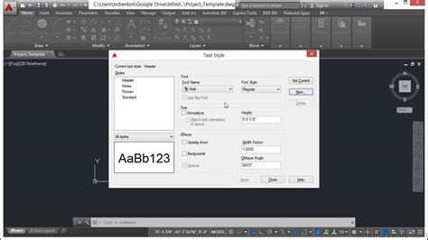 AutoCAD Training Video Tutorial Annotations Project YouTube