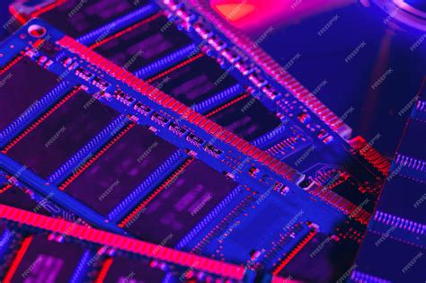 Premium Photo Computer Random Access Memory Close Up
