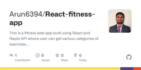 GitHub Arun React Fitness App This Is A Fitness Web App Built Using React And Rapid API