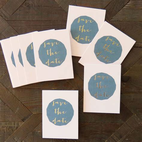 Mini Save The Date Card Pack By Kali Stileman Publishing