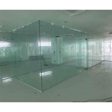 Plain Frameless Glass Partition At Rs 380sq Ft In Jaipur Id