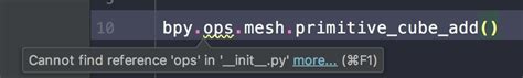 fake bpy module for code auto completion on ide released scripts