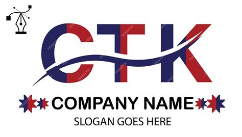 Premium Vector Ctk Letter Logo