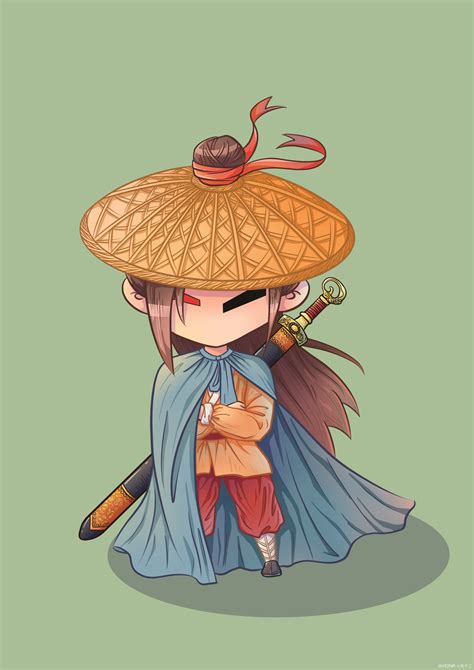 Q版人物插画风格插画设计作品 设计人才灵活用工 设计dna