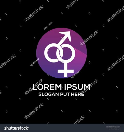 Infinity Sex Symbolapps Logo Design Template เวกเตอรสตอก ปลอดคาลขสทธ 1498367381
