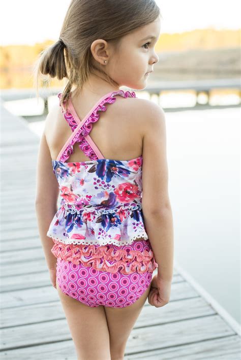 Selah Tankini Swimsuit Razzle Dazzle Cheeky Plum
