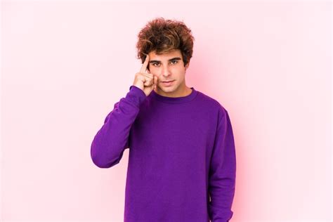 Premium Photo Man Thinking In Studio