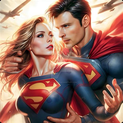 Supergirl And Superman By Buffy2ville On Deviantart