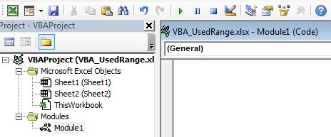 VBA UsedRange How To Find The Number Of Used Rows Columns