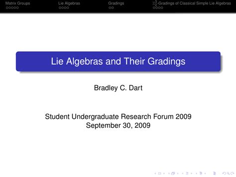 PDF Classical Simple Lie Algebras And Their Gradings