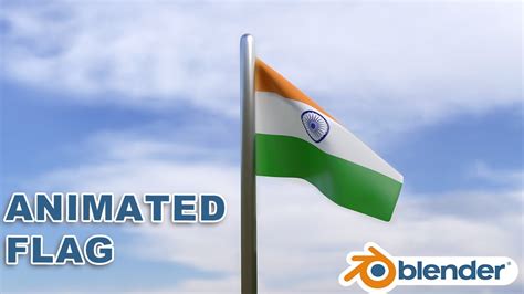 Blender Beginner Tutorial How To Make Animated Flag With Wind Physics YouTube