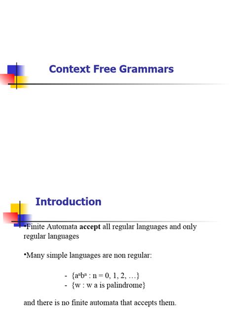 Context Free Grammars Pdf Computer Programming Metalogic