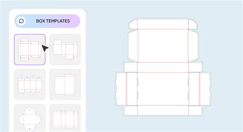 Folding Box Templates Free Printable And Customizable