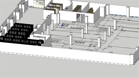 Sample Data Center 3d Model