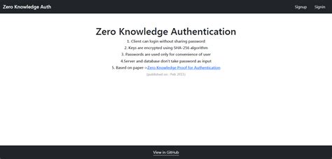 GitHub Neeraj Zero Knowledge Auth Based On Zero Knowledge Architecture Client Can Perform