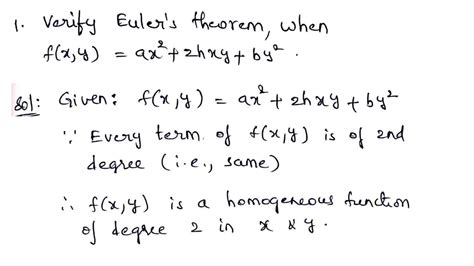 Eulers Theorem Presentation And Explanation PPTX
