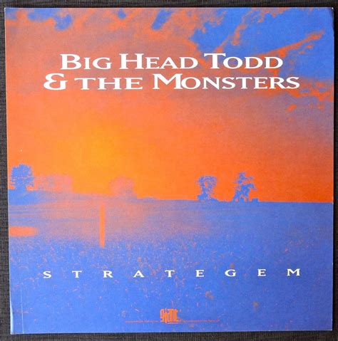 Big Head Todd And Monsters Strategem Rare Advertising