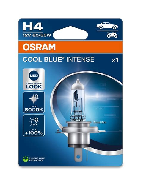 64193CBN-1BL OSRAM H4 12V 60/55W P43t Lâmpada, farol de longo alcance ...
