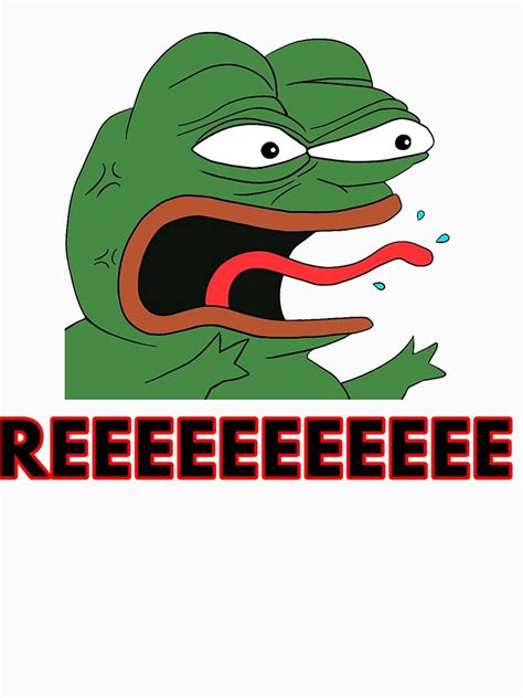 Twitch Pepe Normie Reeeee T Shirt For Sale By Domegalulc Redbubble