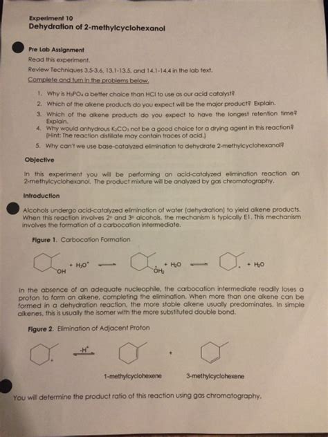 Solved Percent 1 Methylcyclohexene In Mixturenot Sure How