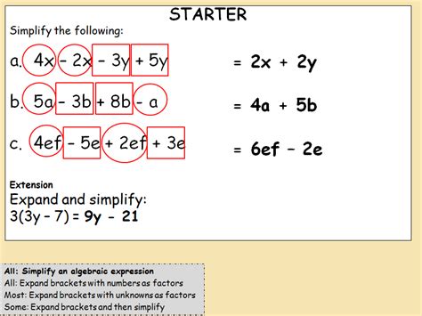 Expanding Brackets Teaching Resources Expanding Brackets Teaching Resources