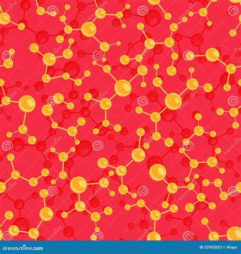 Molecular Seamless Pattern Vector Genetic Sign With Genome Or Gene In Biology Medical Research