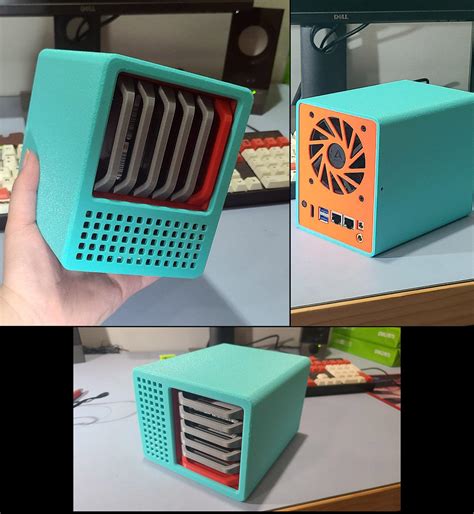 N100 3d프린팅 2 5인치 자작나스 Qnasmini 제작 후기