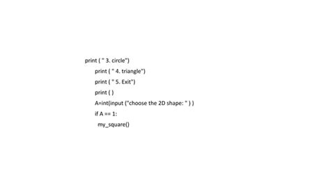 Geometric Calculator With Python Language Pptx