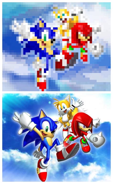 Sonic Heroes Pixel Art Rsonicartists