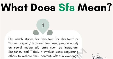 Sfs Meaning What Does Sfs Mean In Text • 7esl