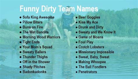 Top Funny Sex Names That Are Naughty Clever And Wild
