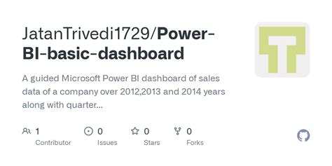 GitHub JatanTrivedi1729 Power BI Basic Dashboard A Guided Microsoft Power BI Dashboard Of