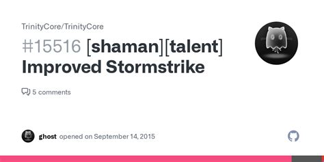Shaman Talent Improved Stormstrike · Issue 15516 · Trinitycore