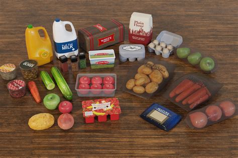 Groceries Pack D Food Unity Asset Store