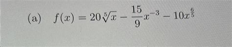 solved differentiate the following functions using rules of