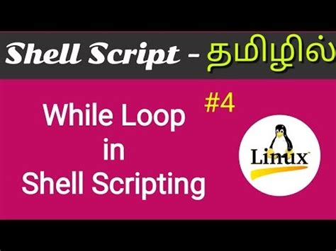 While Loop In Shell Script Examples