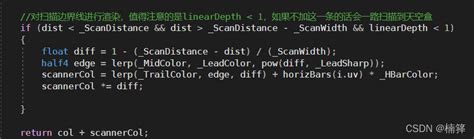 Unityshader后处理实现扫描效果世界中任意位置向外扩散波纹urp Shader 扩散效果 Csdn博客