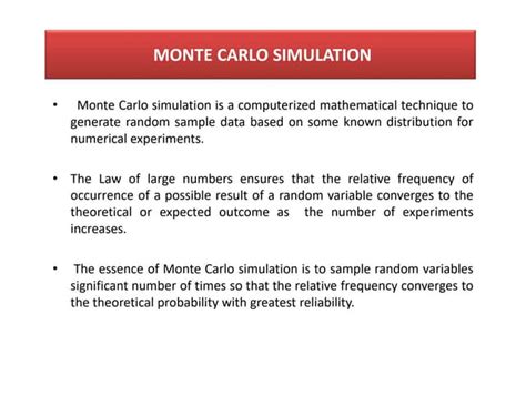 Monte Carlo Simulation Lecturepdf