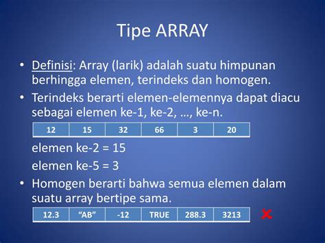 Ppt Struktur Data Array Powerpoint Presentation Free Download Id