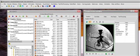 Bitmap2lcd Sizeable Editor Separated From The File Explorer