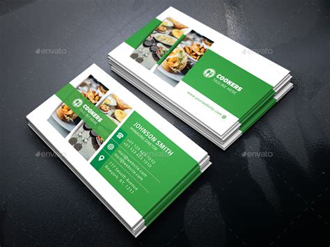 Foodrestaurant Business Card Print Templates Graphicriver