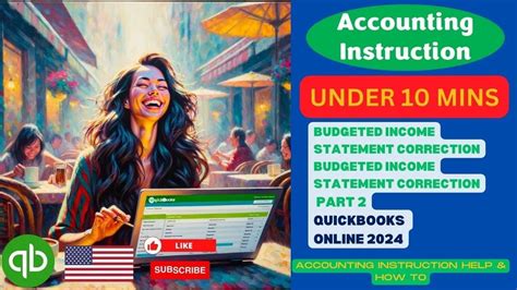 Part 2 Budgeted Income Statement Correction Budgeted Income Statement Correction