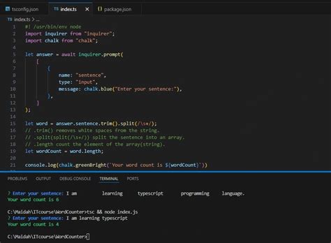 Cli Wordcounter Programming Opensource Contentcreation Typescript Maida Murtaza