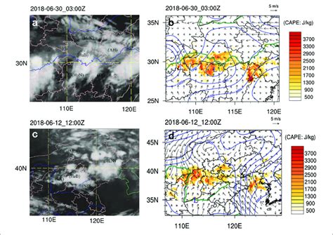 Infrared Image From The Fy2 Geostationary Satellite Ac And The
