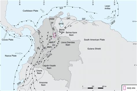 Figure Overview Map Showing The Major Tectonic Features Of Northern