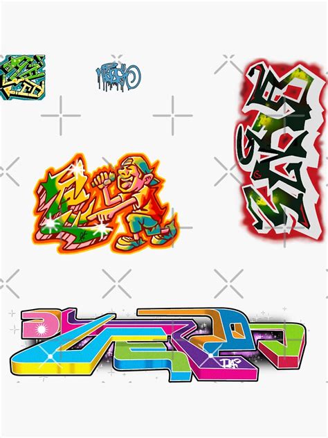 Jet Set Radio Future Ggs Graffiti Sticker By Stickel Redbubble
