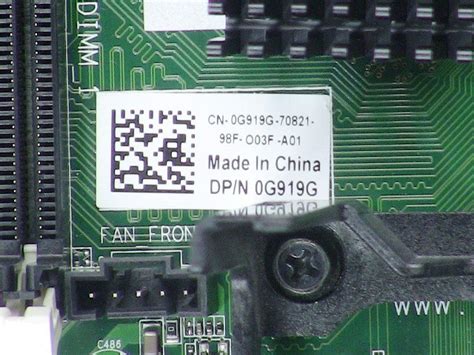 For Dell Optiplex 760 Usff Desktop Motherboard System Mainboard G919g Dell Parts