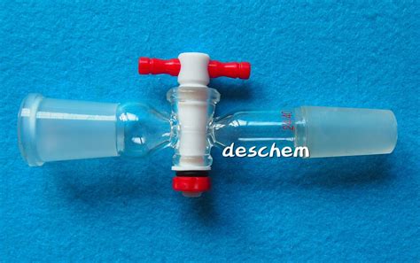 24 40 Glass Adapter With Ground Cone And Socket Ptfe Vicedeal