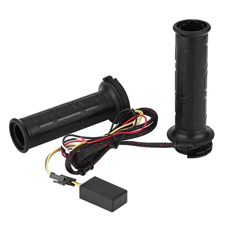 1 Pair 78 Motorcycle Heated Hand Grips Electric Hot Heated Motorbike
